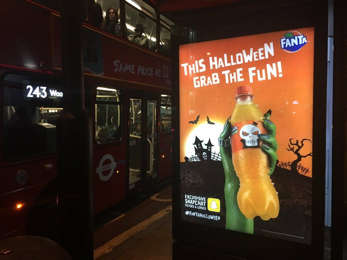 El Terrorífico Halloween de Fanta en Snapchat