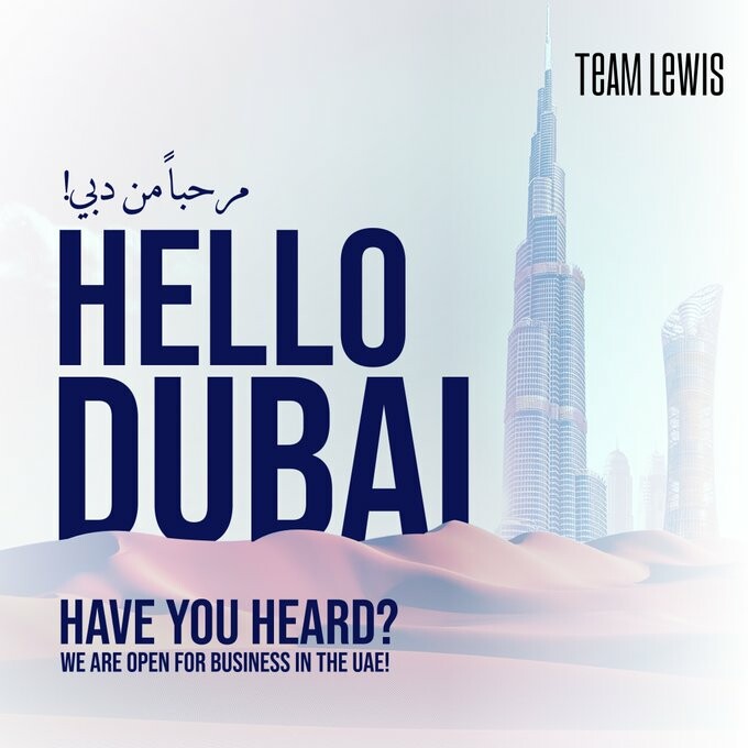TEAM LEWIS abre nueva oficina en Dubái - Agencia TEAM LEWIS